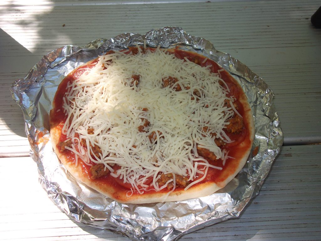 How to Make a Pizza at a Campsite